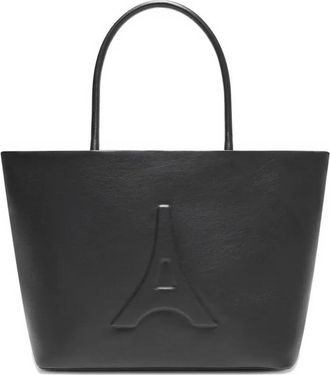 Manière De Voir sac cabas eiffel à design embossé - Noir