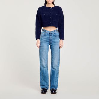 Sandro Veste courte en maille