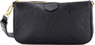Louis Vuitton Multi Pochette Accessoires Monogram Empreinte Giant crossbody bag - Schwarz