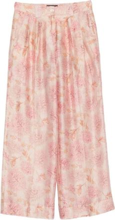 Seventy Femme, Pantalons, Rose, Taille: 40 FR Wide Pantalons