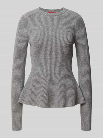 Max & Co. Kurzmantel aus Wolle mit Rippstrick