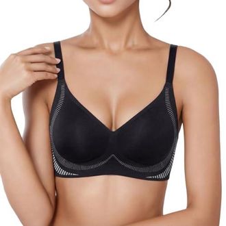 Generic Soutien Gorge Femme avec Bonnet Complet Fermeture Devant Sexy Soutien Gorge Grande Taille sans Armature Sexy Respirant Confortable pour Lentra&icirc;nement 