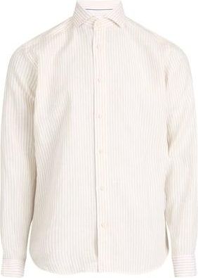 Eton Chemise droite ray&eacute;e en lin