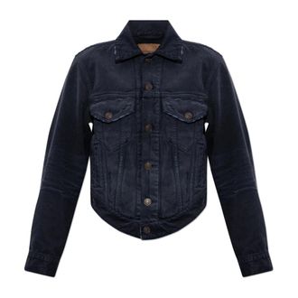 Balenciaga Denim Jacke mit Taschen - - Jackets - Damen - Blau - XS