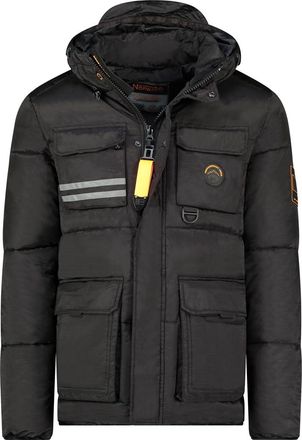 Geographical Norway Herren Dolbary Men Parka, Schwarz, L