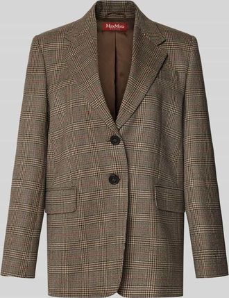Max Mara Regular Fit Longblazer aus reiner Schurwolle Modell TALCA