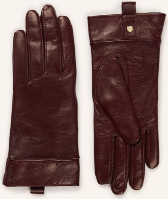 Hestra Lederhandschuhe Diana rot