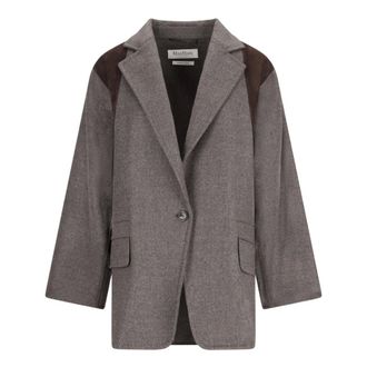 Max Mara Blazer oversize Fenice - Femme - Vestes - Brun - Taille: 32 FR