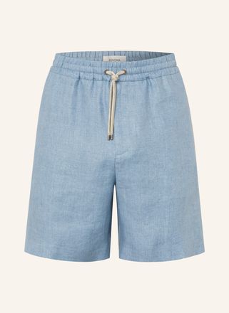 Agnona Agnona Leinenshorts blau