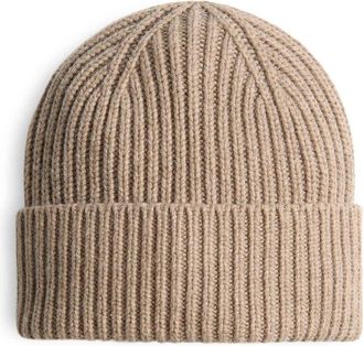 someday Damen M&uuml;tze | BEKY SOFT Strickm&uuml;tze mit Wolle pale greige melange, 0