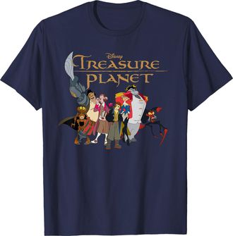 Disney Treasure Planet Logo and Characters T-Shirt