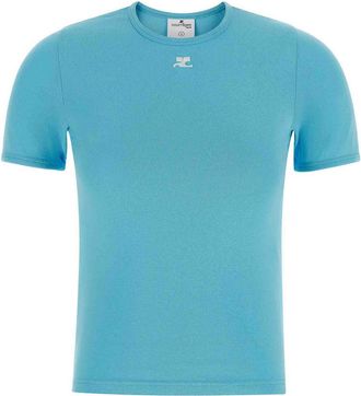 Courr&egrave;ges T-Shirt - Bleu Clair