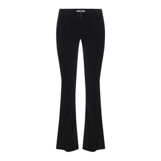 Elisabetta Franchi Samt-Hose - - Trousers - Damen - Schwarzk - M