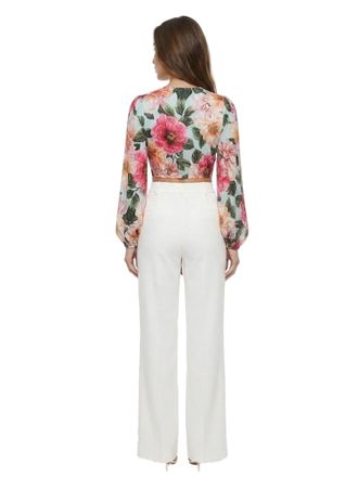 Dolce & Gabbana Womens Multicolor Elastane Pattern Shirt