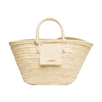 Jacquemus Femme, Sacs, Beige, Taille: ONE Size Le Panier Soli