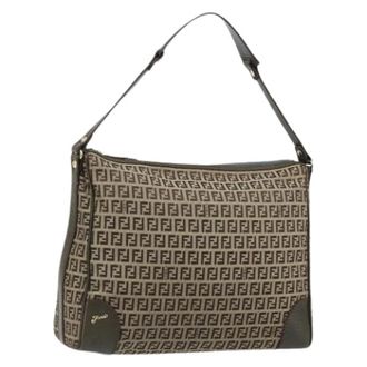 Fendi Pre-owned Sac bandouli&egrave;re Zucchino - Femme - Pre-owned - Brun - Taille: ONE Size