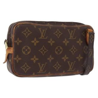 Louis Vuitton Pre-owned Pochette Marly Bandouliere - - Pre-owned - Damen - Braun - ONE SIZE