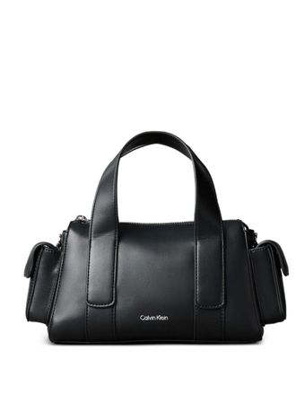 Calvin Klein sac cabas en cuir - Noir