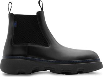 Burberry Stiefel - Modern Boots With Sole And Contrasting Sti - Gr. 44 (EU) - in Schwarz - für Damen