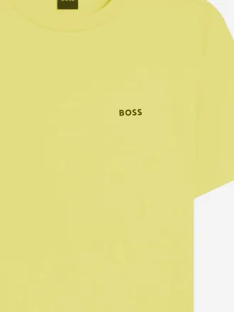 HUGO BOSS Stretch Cotton T-Shirt - Yellow