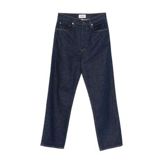 A Gold E high rise straight jeans - Femme - Jeans - Bleu - Taille: W28