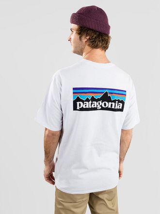 Patagonia P-6 Logo Responsibili T-Shirt blanc