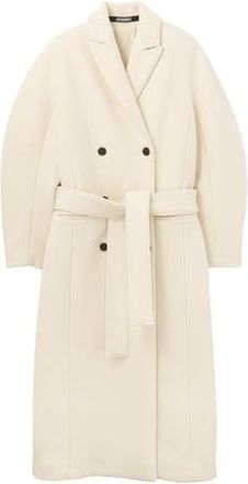 Jacquemus Le Manteau dHomme ceintur&eacute; en laine vierge