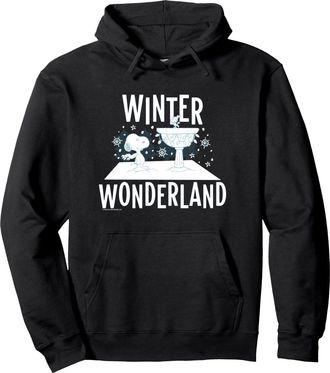 Peanuts Erdn&uuml;sse Weihnachten Snoopy Woodstock Winter Wonderland Pullover Hoodie