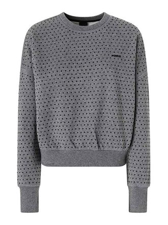 Pinko Rundhalspullover - Grau