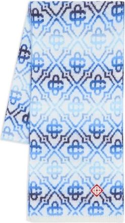 Casablanca &Eacute;charpe Monogramme Tie & Dye - Homme - Accessoires - Multicolore - Taille: ONE Size