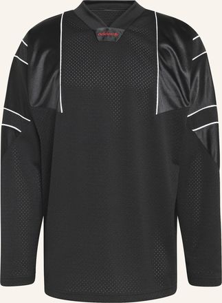 adidas Originals Adidas Originals Lang&auml;rmeliges Jersey schwarz