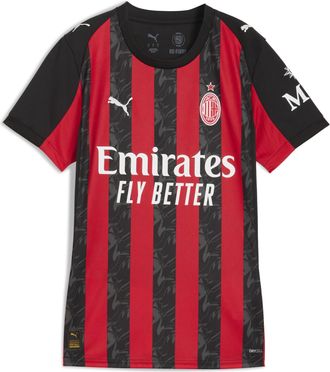 Puma Maillot Home 25/26 AC Milan Femme, Accessoires, Rouge, XXS