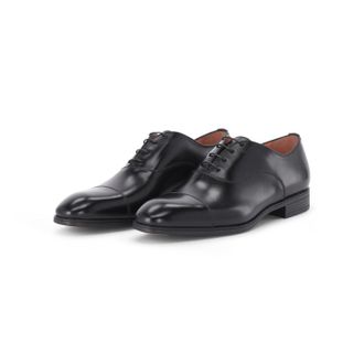 Santoni Schn&uuml;rschuhe aus Leder