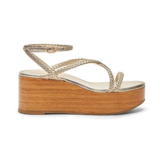 Stuart Weitzman Wovette Wedge - - Shoes - Damen - Beige - 38 1/2 EU