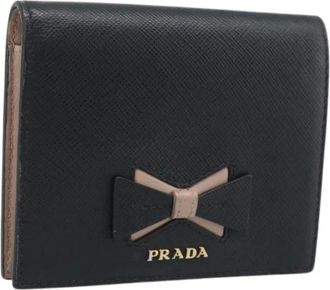 Prada Portefeuille bifold vintage Pre-owned - Femme - Pre-owned - Noir - Taille: ONE Size