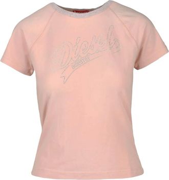 Diesel Femme, Tops, Rose, Taille: 40 FR T-Chemises