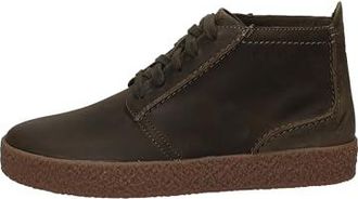 Clarks Premium Homme Streethill Mid Bottine Chukka, Nubuck Kaki, 41 EU