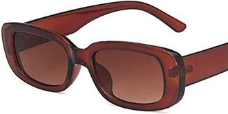 Generic 2025 Designer Small Frame Fashion Street Shot Lunettes de soleil pour hommes et femmes pour les vacances en plein air (couleur : E, taille : 1)