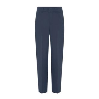 C.Ro Klassische Marineblaue Hose - - Trousers - Damen - Blau - 2XL