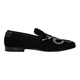 Philipp Plein Loafers Snake - - Shoes - Herren - Schwarzk - 39 EU