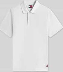 Tommy Jeans Regular Fit Poloshirt aus reiner Baumwolle