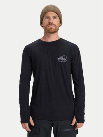 Quiksilver Longsleeve Coastal Run EQYKT04400 Schwarz Regular Fit