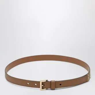 Prada Caramel Saffiano leather belt