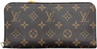 Louis Vuitton unisex, Pre-owned, Brun, Taille: ONE Size Portefeuille en toile Pre-owned