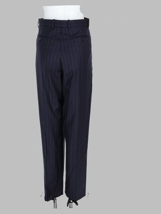 Givenchy Striped Wool Trousers - Blue