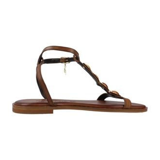 Caryatis Greek Sandals Damen, Schuhe, Braun, 40 EUGröße