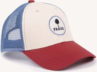 Faguo Casquette rouge et bleu marine