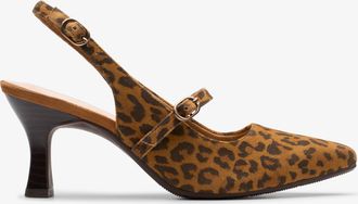 Clarks Kataleyna Rubin Leopardenmuster Schuhe