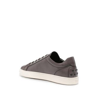 Tod's Calf Leather Sneakers - Gray
