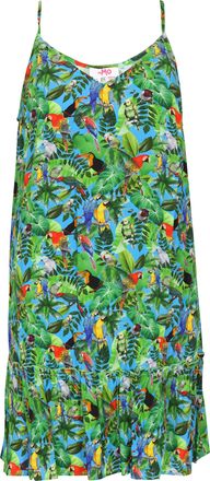 Mymo Kleid Frauen gr&uuml;n mehrfarbig